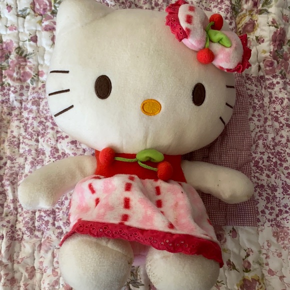 Sanrio | Toys | Rare Hello Kitty In Cherry Dress From 208 | Poshmark